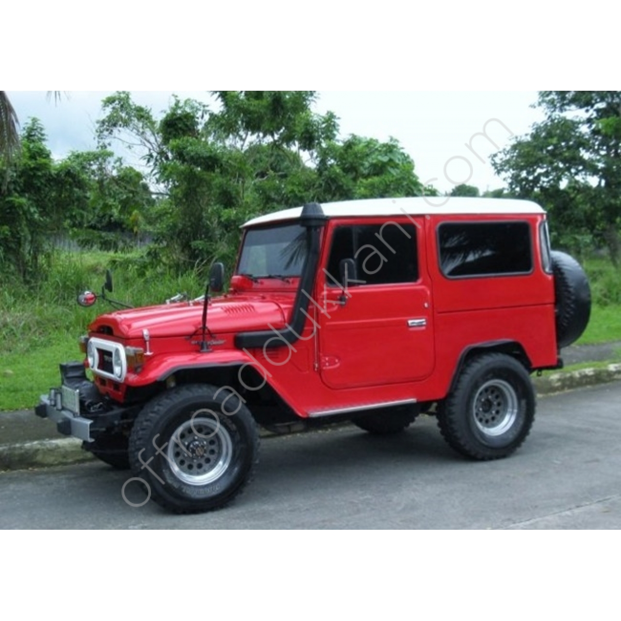 Off Road Snorkel, Toyora Land Cruiser FJ40 FJ 40 42 45 47 Şnorkel - Rocas , ROC-UNI-STLC40B ...